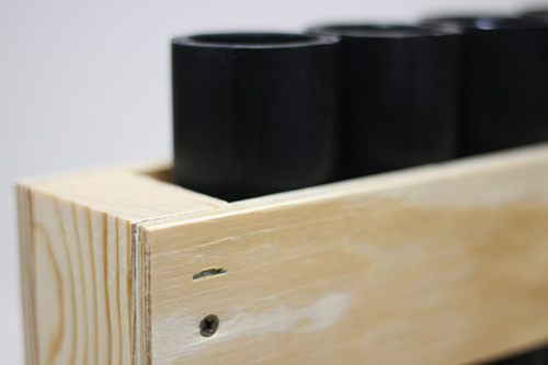 PYROBOOM Consumer and display mortar tubes racks